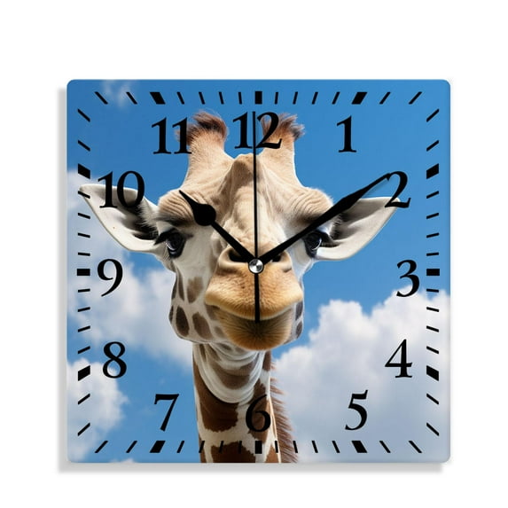 12 Inch Wall Clock Battery Operated Silent Clock Decorative for Office ...