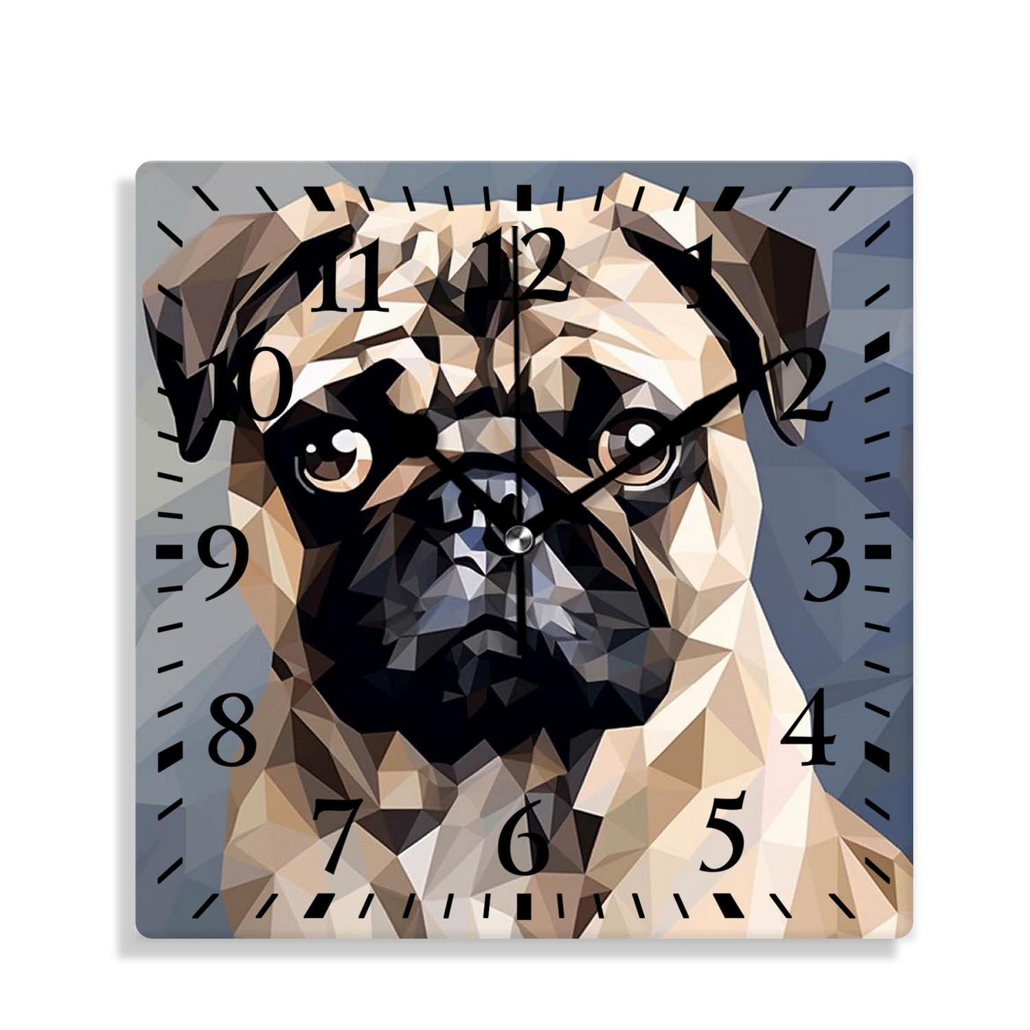 12 Inch Wall Clock Battery Operated Silent Clock Decorative for Office ...