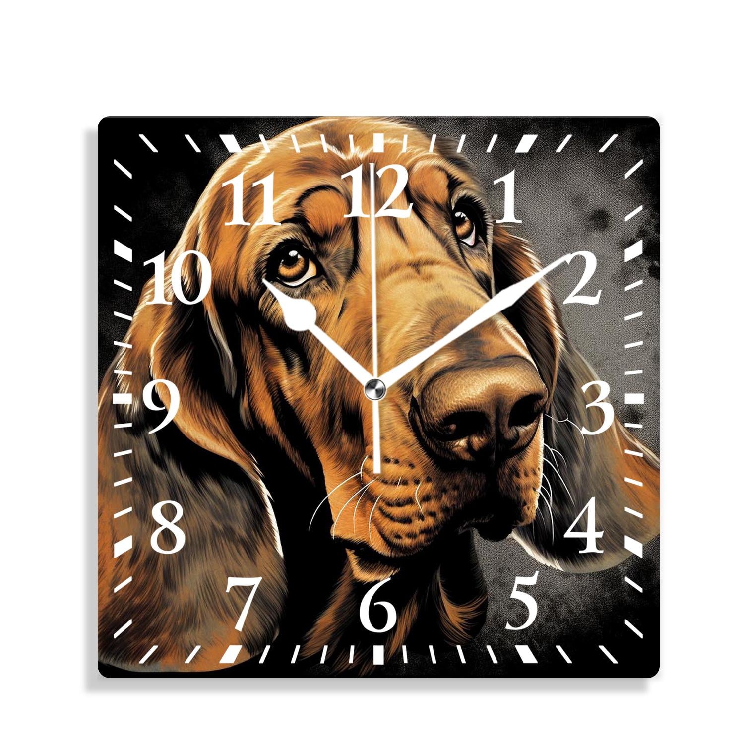 12 Inch Wall Clock Battery Operated Silent Clock Decorative for Office ...