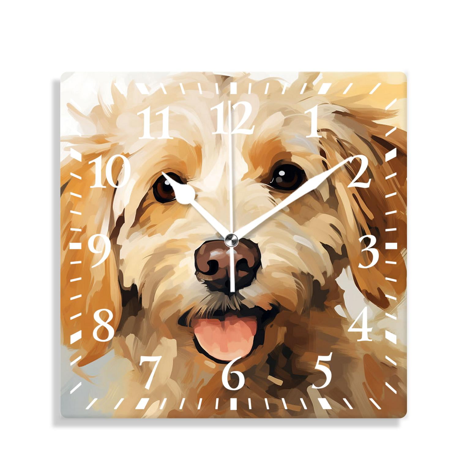 12 Inch Wall Clock Battery Operated Silent Clock Decorative for Office ...