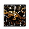 12 Inch Wall Clock Battery Operated Silent Clock Decorative for Office ...