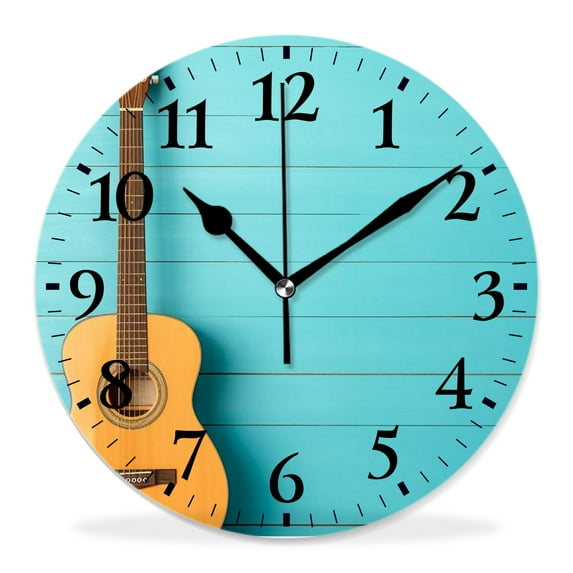12 Inch Wall Clock Battery Operated Silent Clock Decorative for Office ...