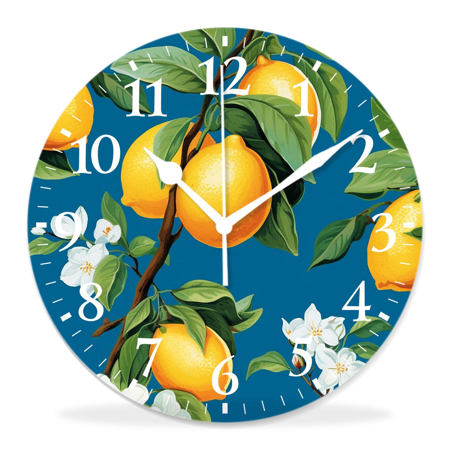 12 Inch Wall Clock Battery Operated Silent Clock Decorative for Office ...