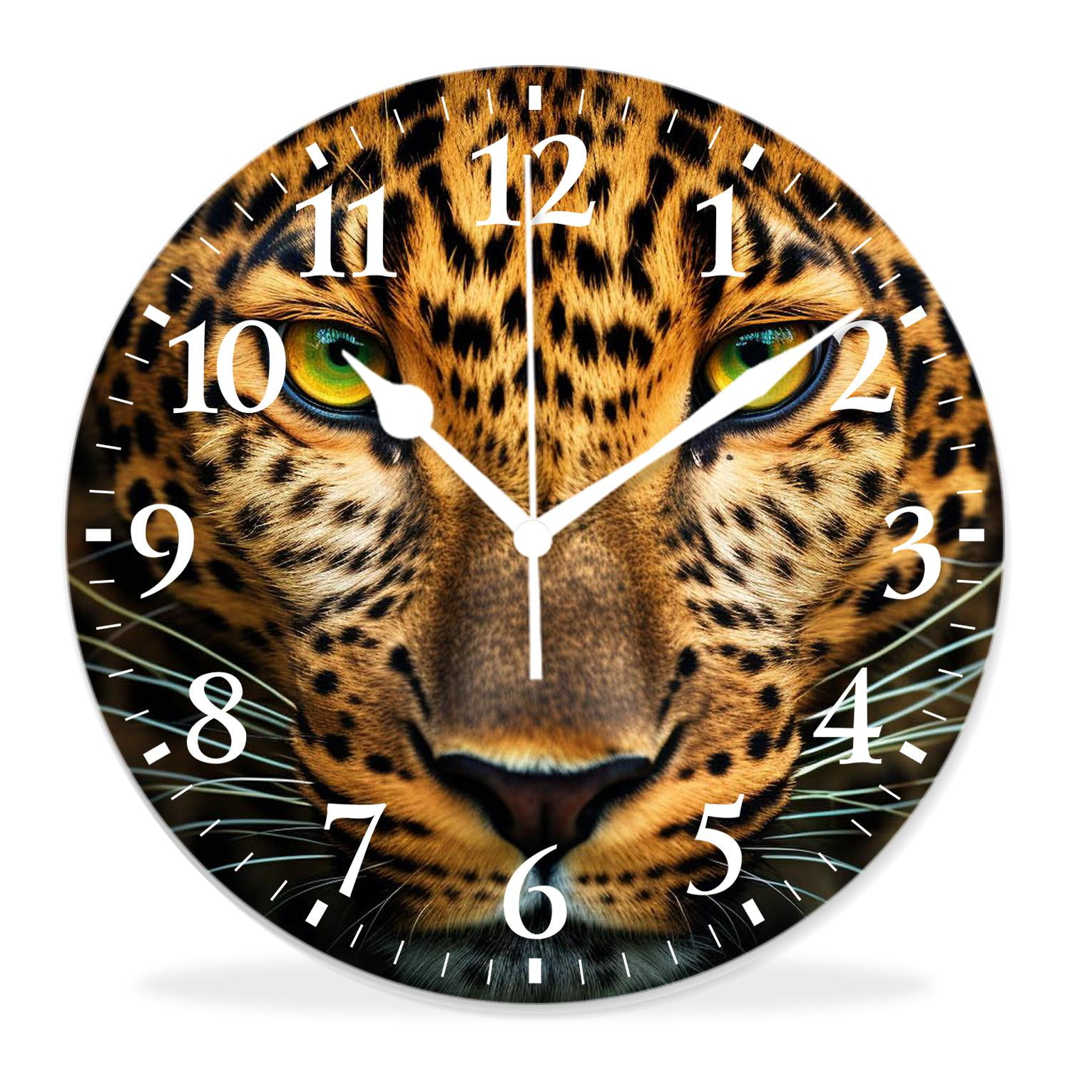 12 Inch Wall Clock Battery Operated Silent Clock Decorative for Office ...