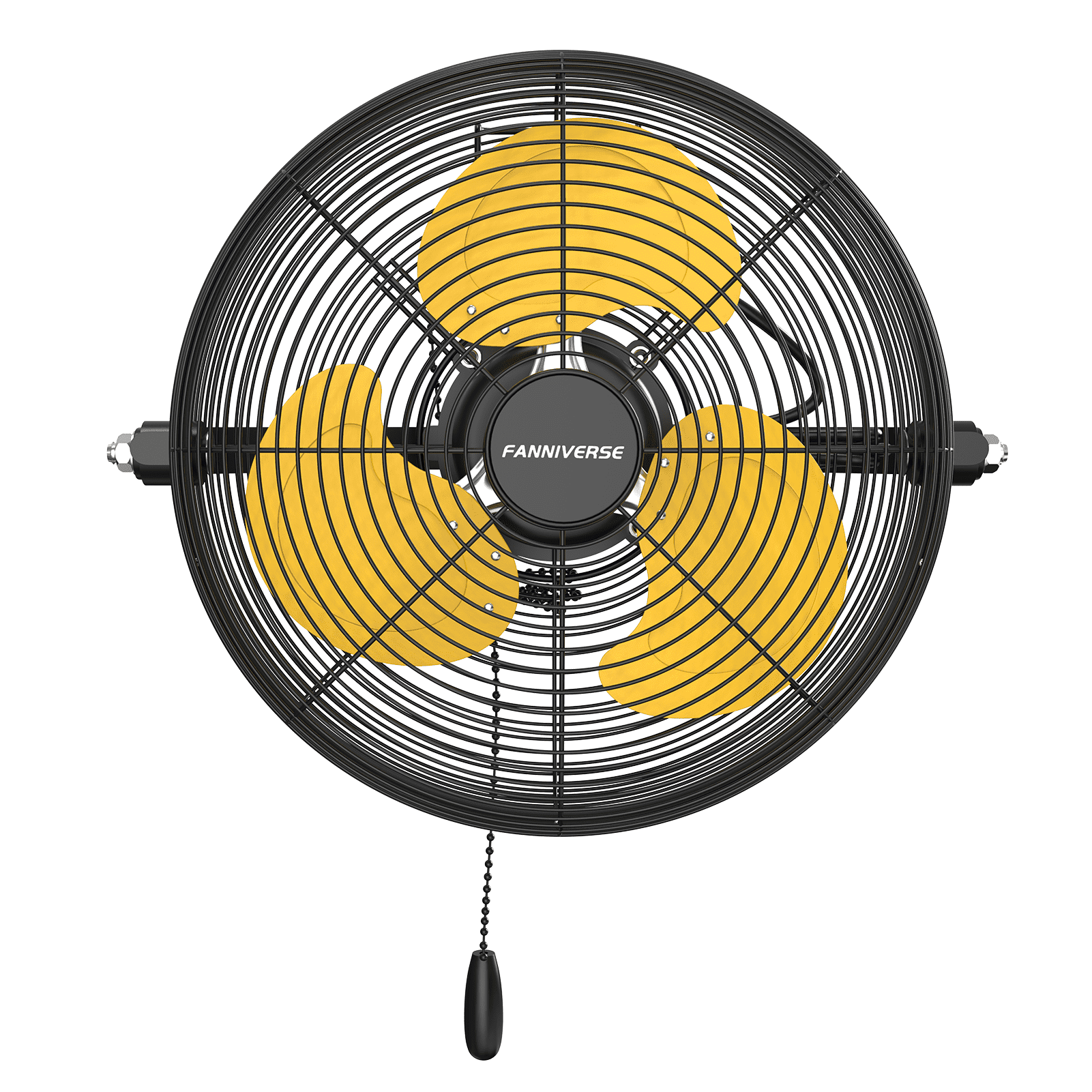 12 Inch High Velocity Wall Mount Fan, 2800 CFM Heavy Duty Metal ...