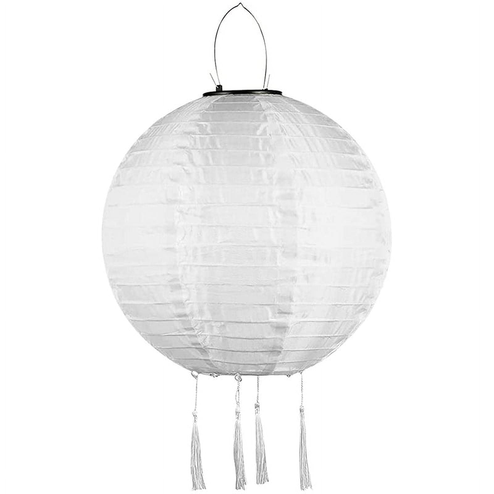 12 Inch Waterproof Solar Powered Lanterns Chinese Lantern LED Lamp ...