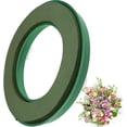 12 Inch Wet Floral Foam Ring with Suction Cups Round Wreath Base for ...