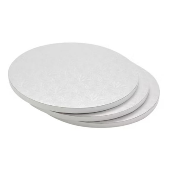 12 Inch White Cake Drum Set for Baking, Round Cake Boards for Desserts ...