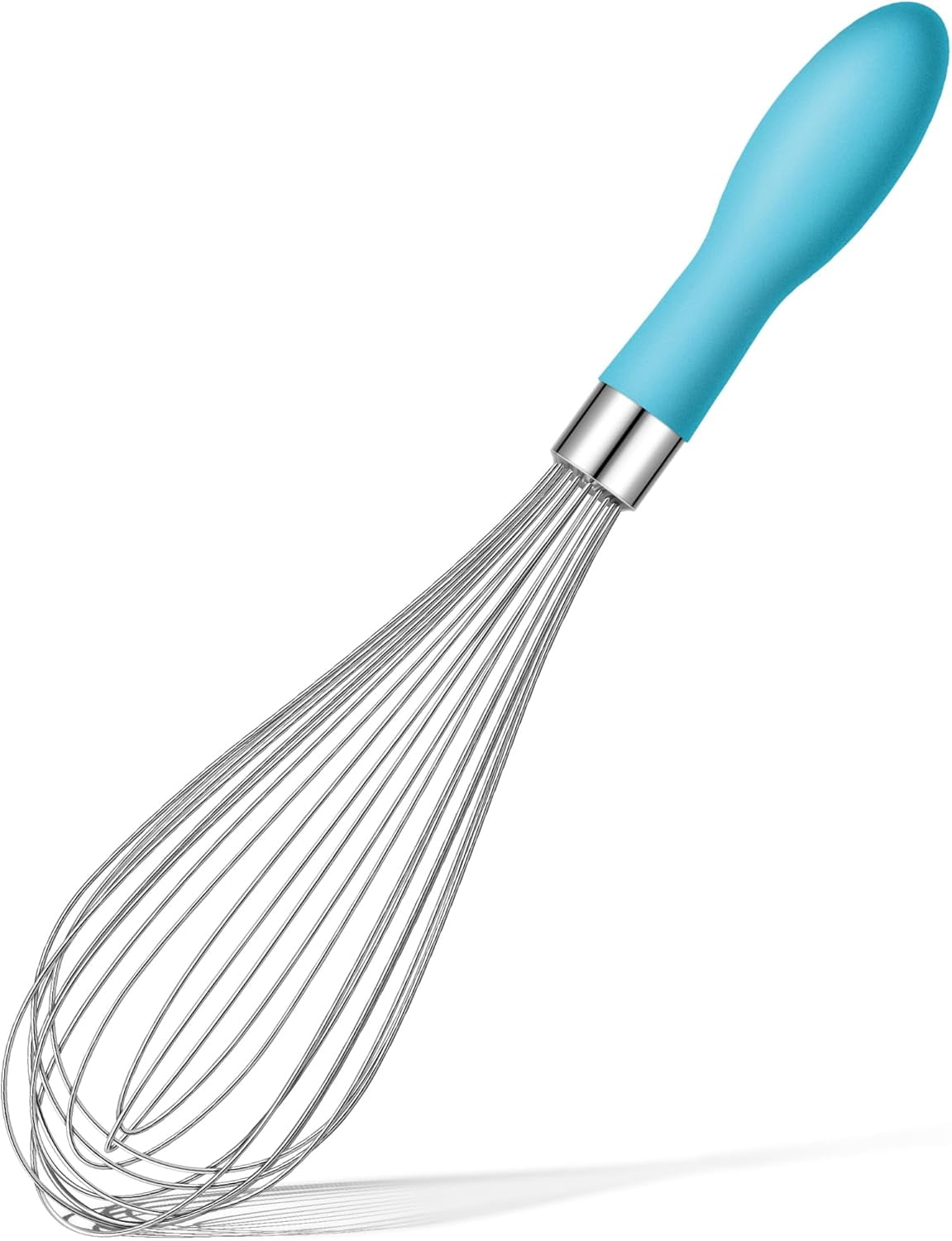 12-Inch Wire Whisk Stainless Steel, Balloon Whisks for Cooking, Wisk Wisking Tool With Soft ...