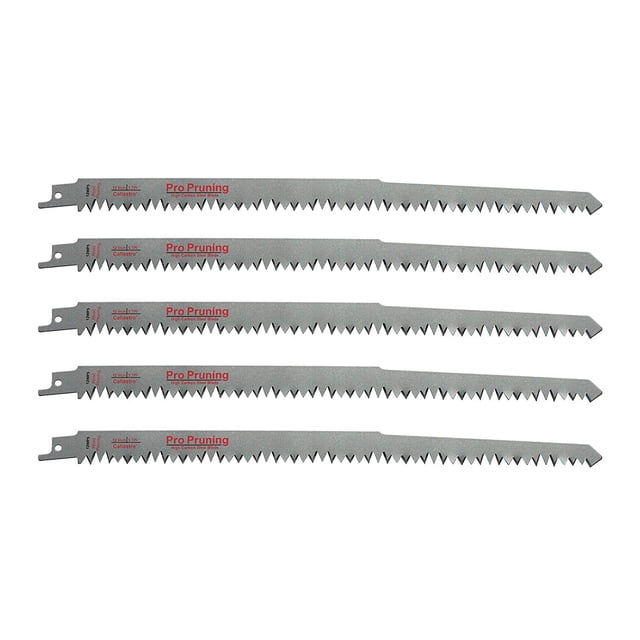 5-Pack 12-Inch Wood Pruning & Cutting Sawzall Reciprocating Saw Blades ...