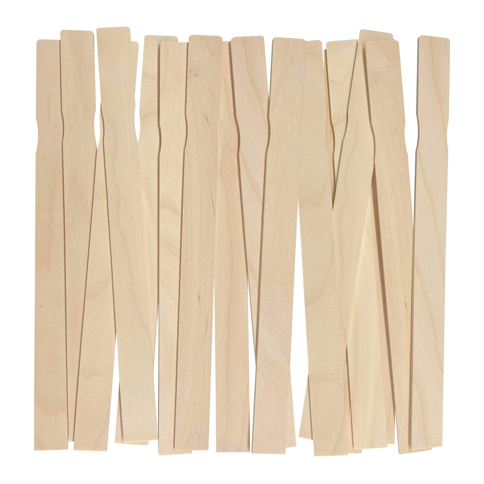 12 Inch Wooden Paint Stir Sticks, 25 Pack Natural Wood Paint Mixing ...