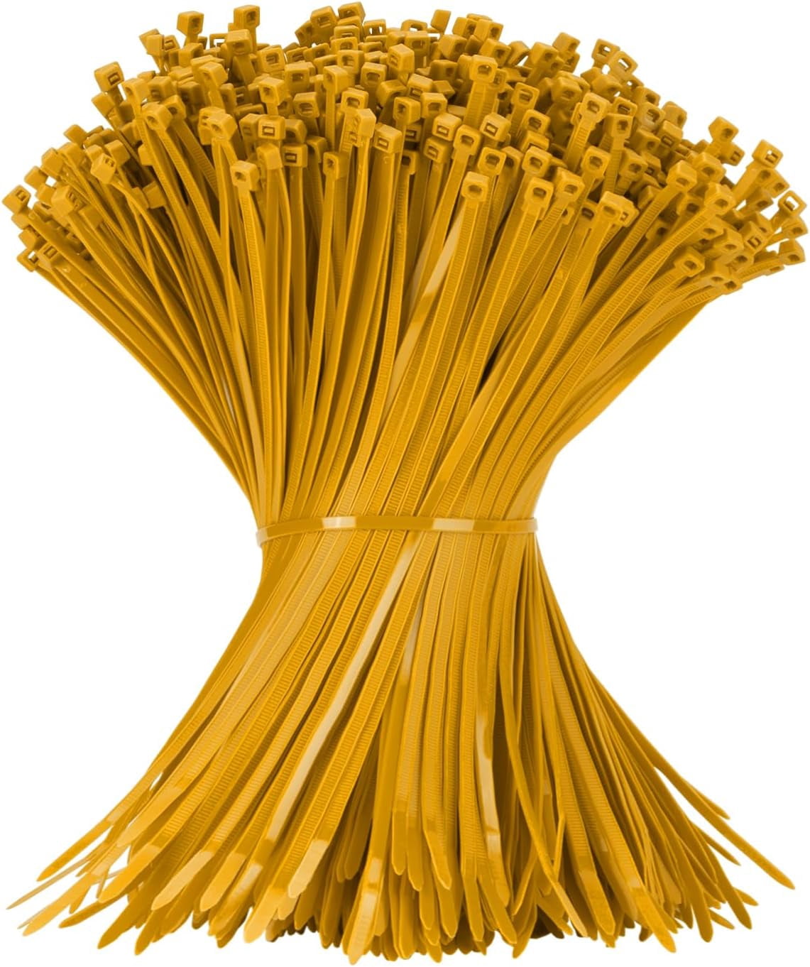 12 Inch Zip Ties Gold 1000 PCS, 50 Lbs- Heavy Duty Tensile Strength ...