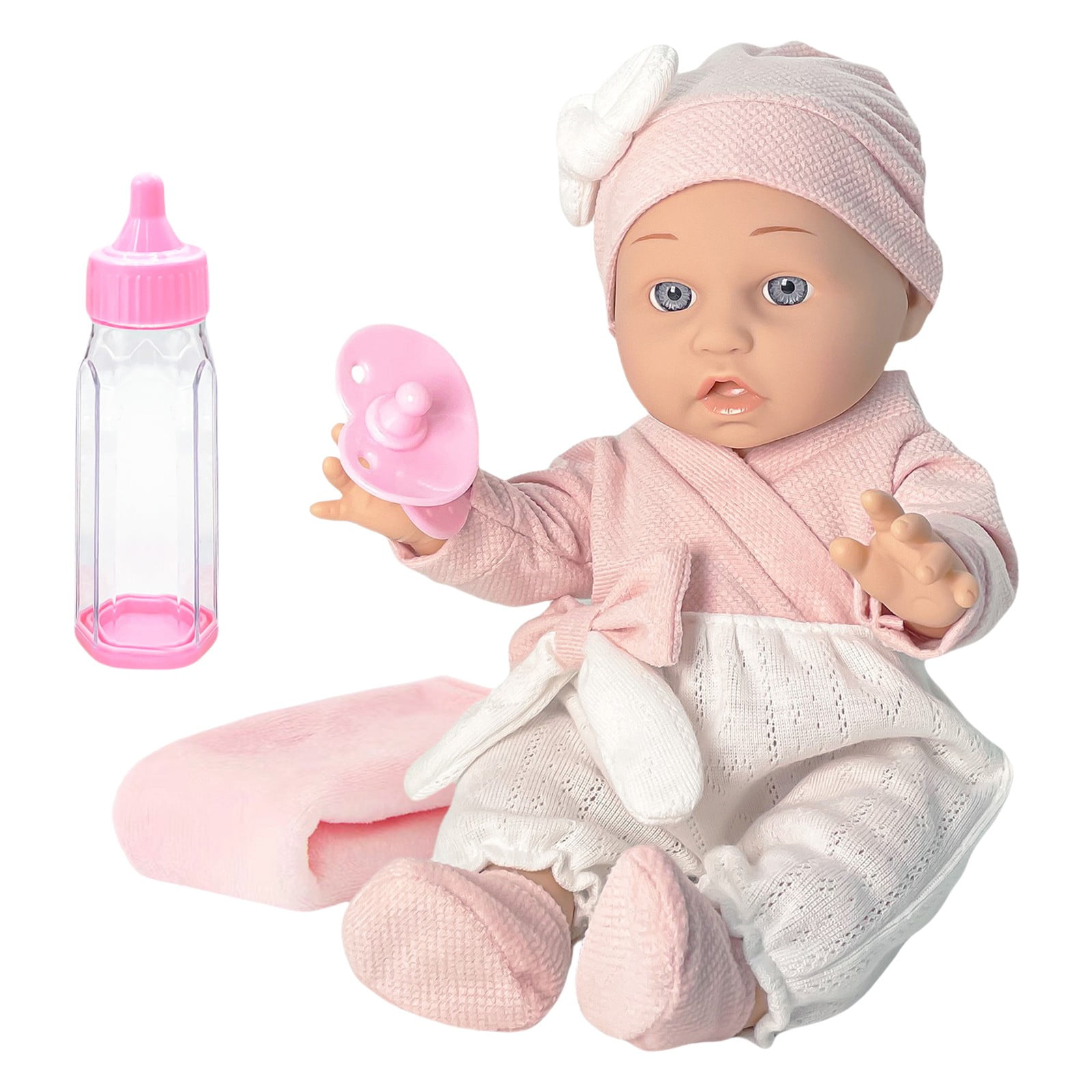 12 Inches Baby Doll Toys Set with Accessories, Includes Baby Doll ...