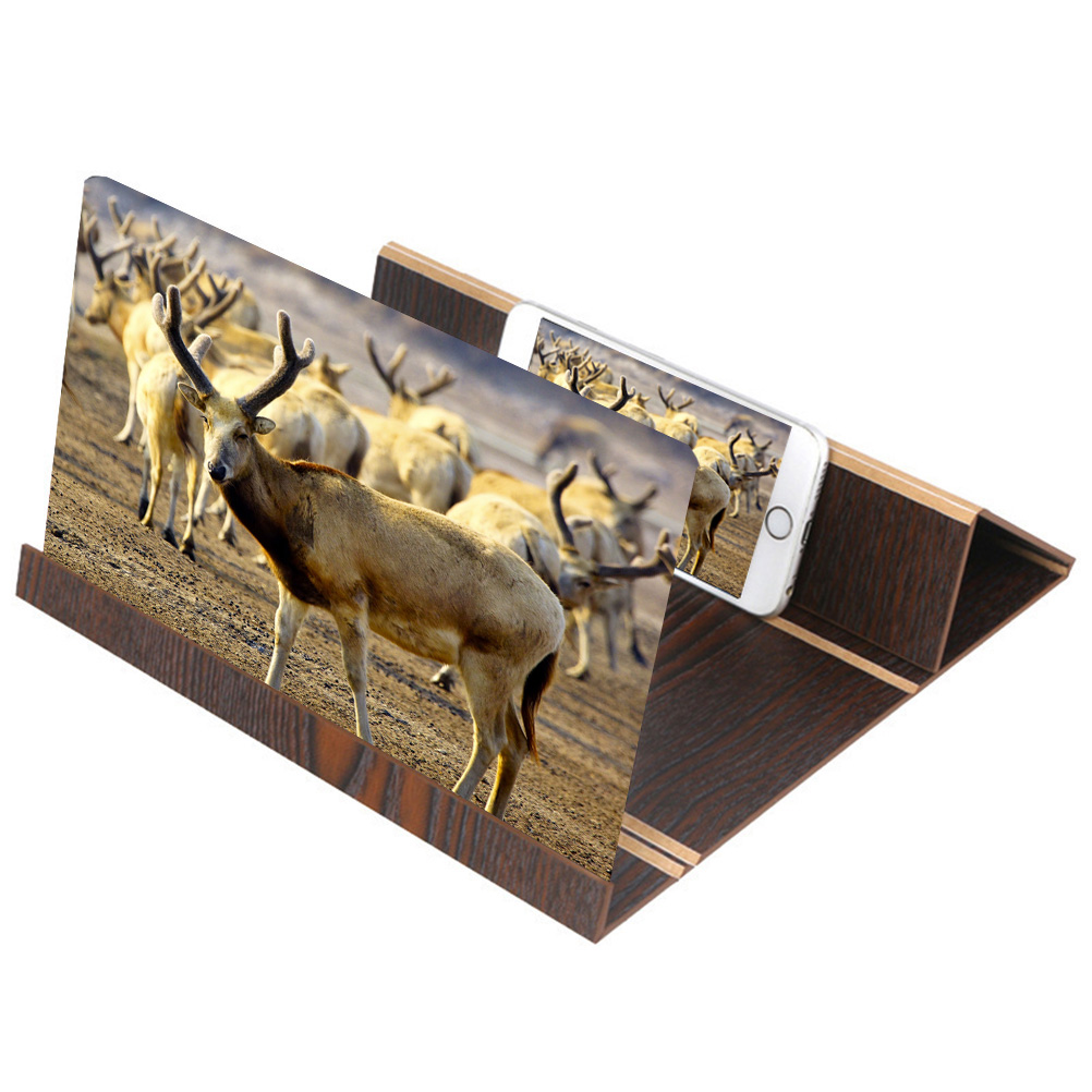 12 Inches Cell Phone Stand Phone Screen Magnifier Video Amplifier ...