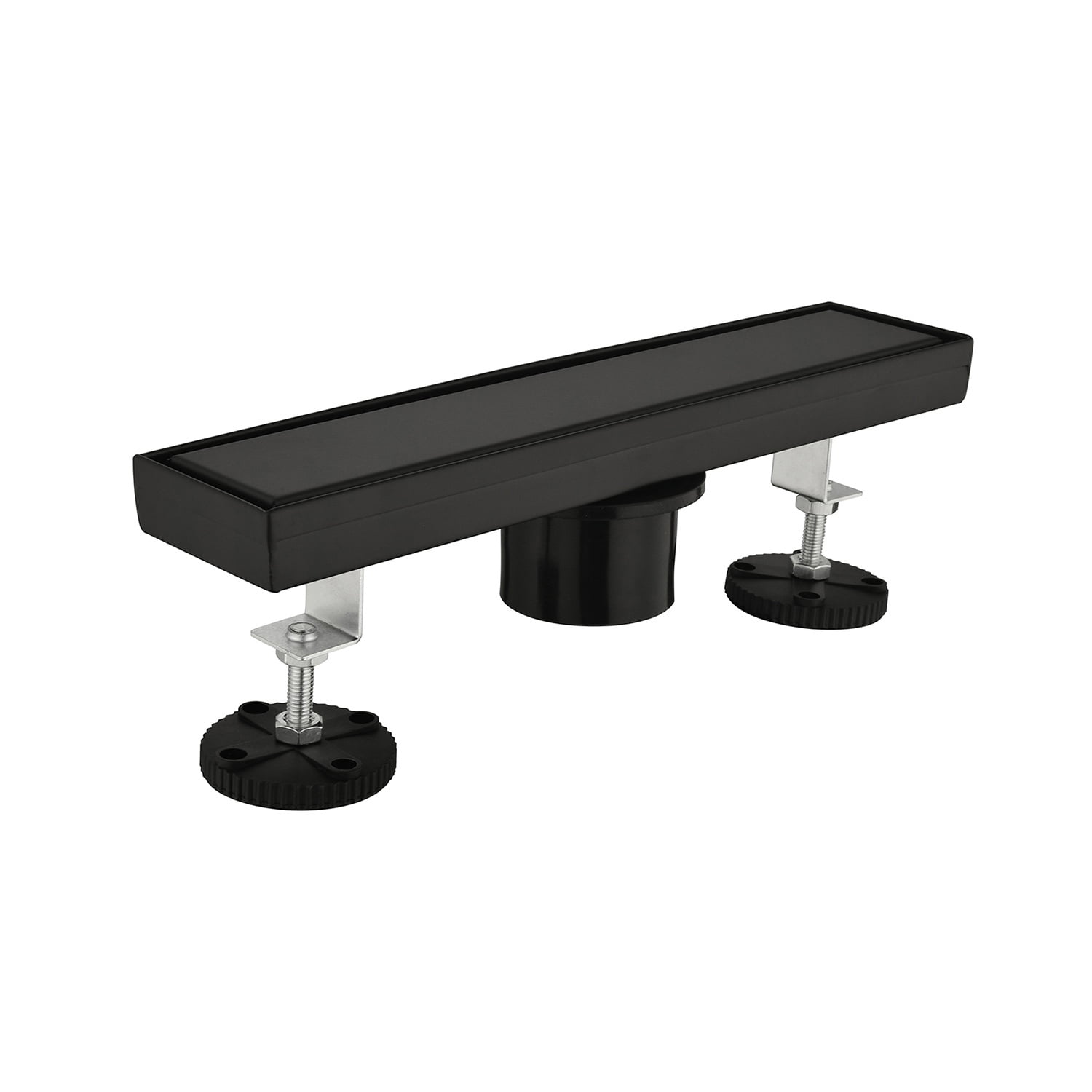 12 Inches Linear Shower Drain, Included Hair Strainer and Leveling Feet ...