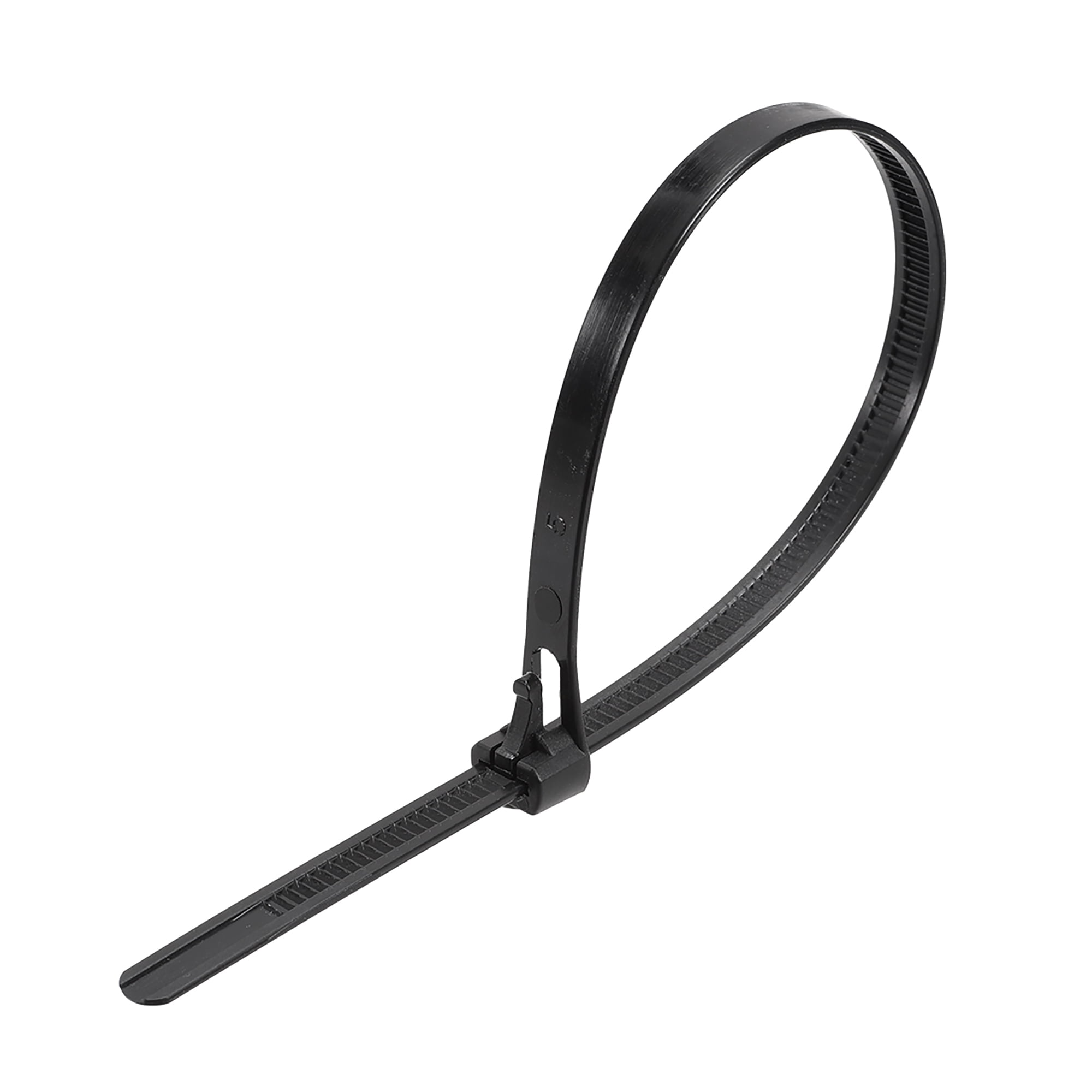 12 Inches Reusable Cable Zip Ties Nylon Wire Slipknot Strap Black 20 ...