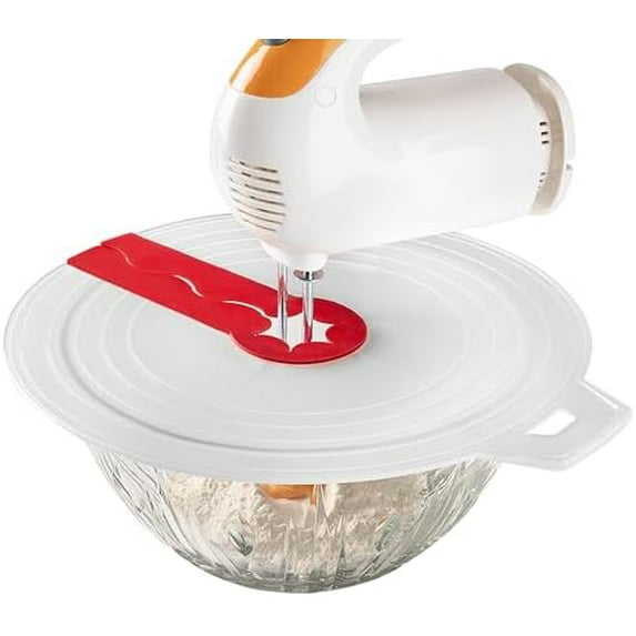 12 Inches Silicone Hand Mixer Splatter Guard, Compatible with Most ...
