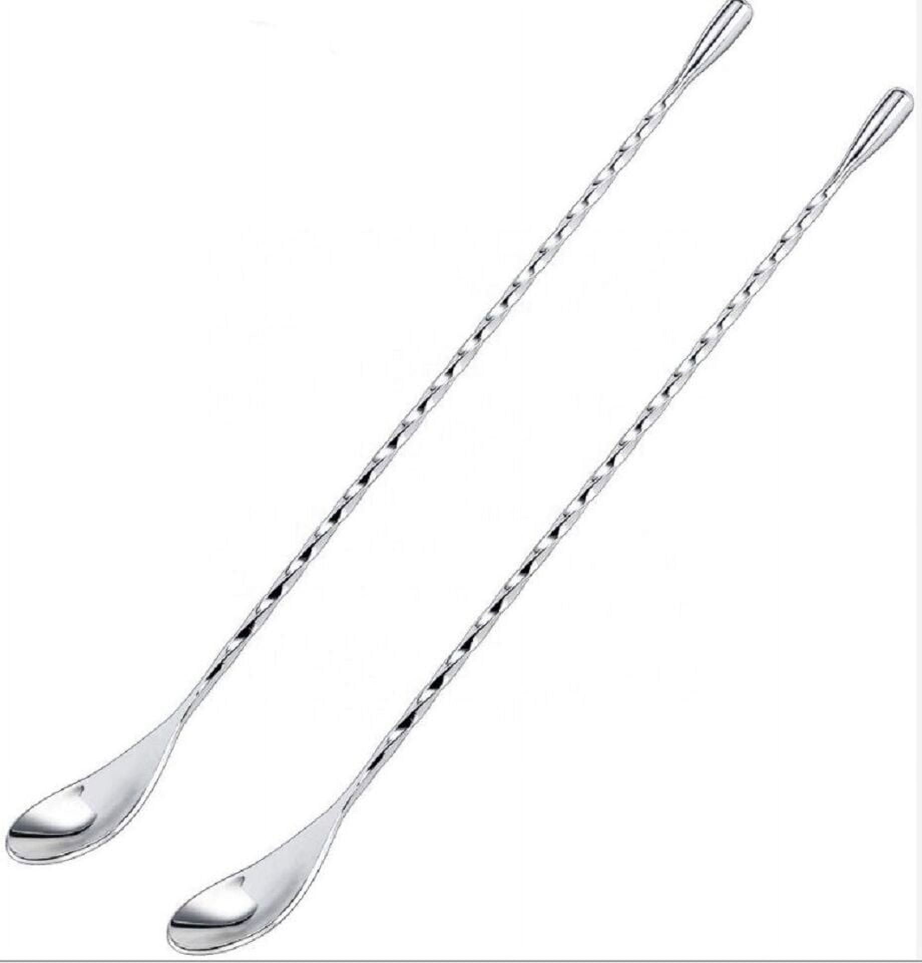 12 Inches Stainless Steel Bar Spoon Bartender Cocktail Shaker Cocktail ...