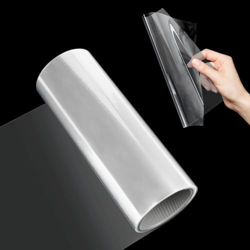 12 Inches x 80 Ft Stencil Plastic Sheets 4 Mil Clear Acetate Sheets for ...