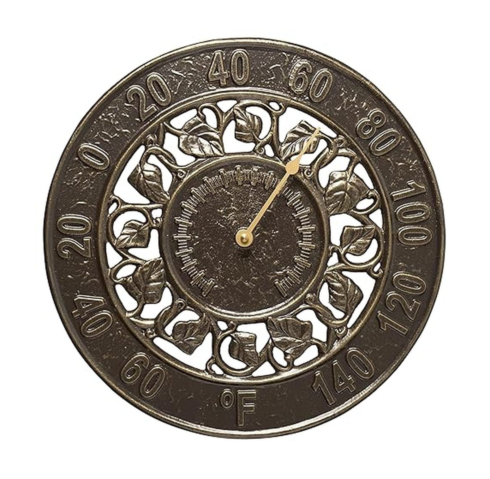 12" Indoor Outdoor Wall Thermometer Made from Solid cast Aluminum ...