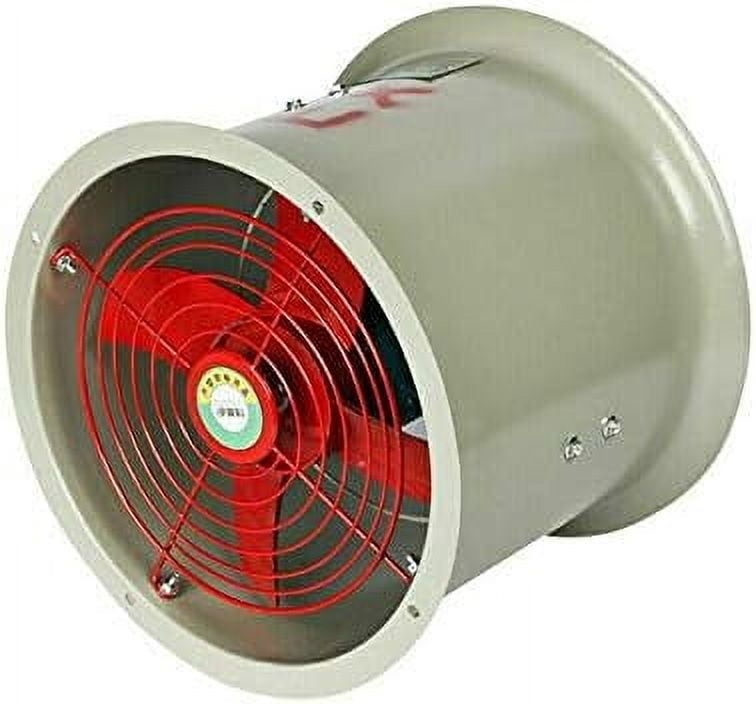12" Inline Duct Ventilation Fan, Pipe Spray Booth Paint Fumes Exhaust ...