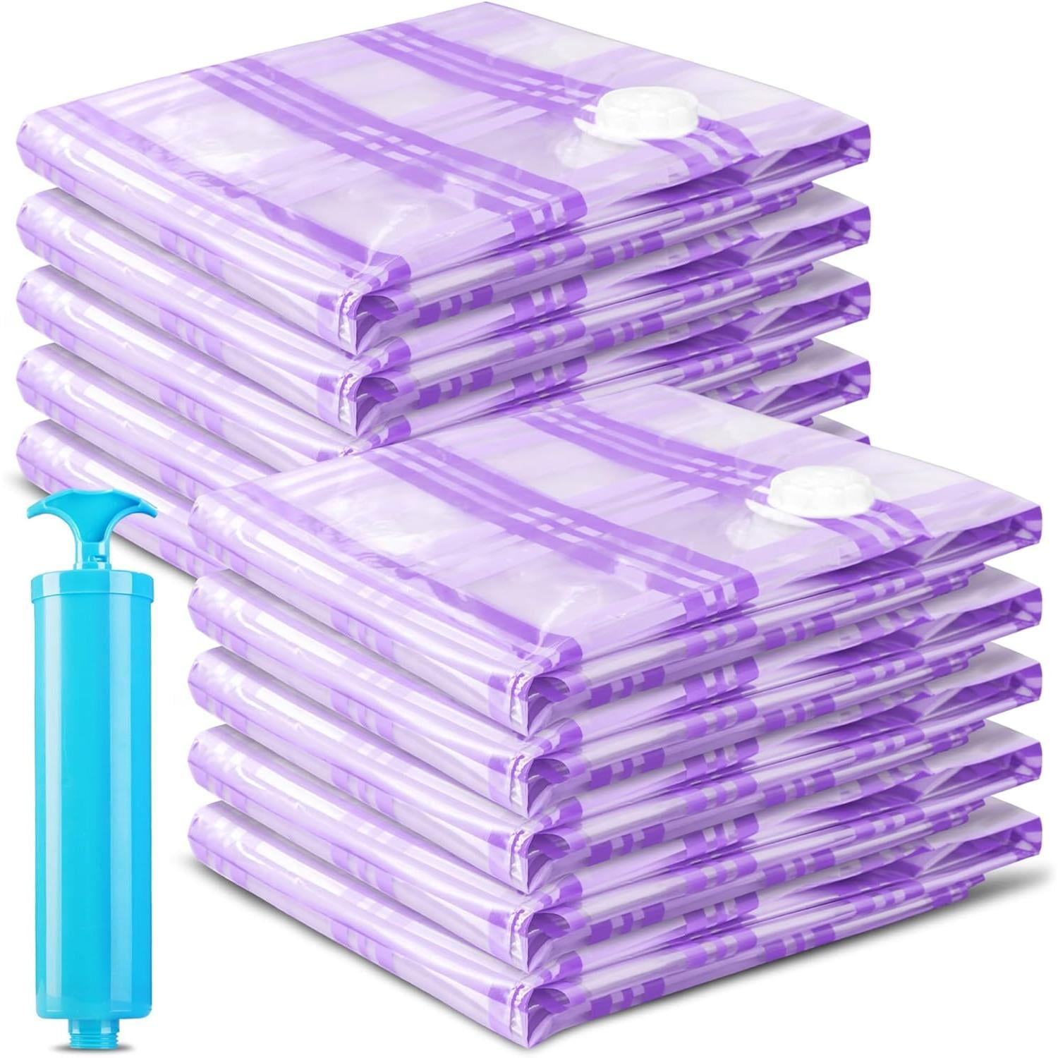 12 Jumbo Vacuum Storage Bags, Space Bags Vacuum Seal Bags for Clothes ...