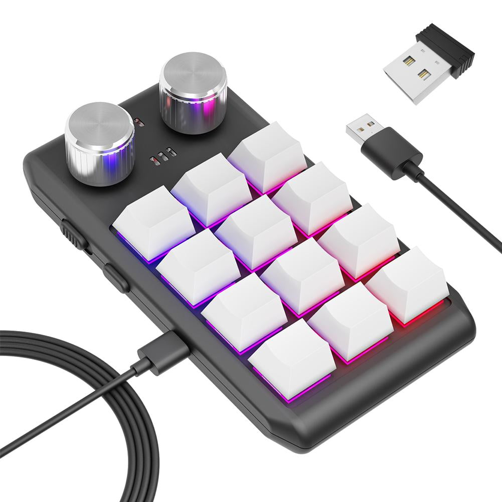 12 Key Keyboard Custom Shortcuts RGB Programmable Keys C1 Hotswap New ...