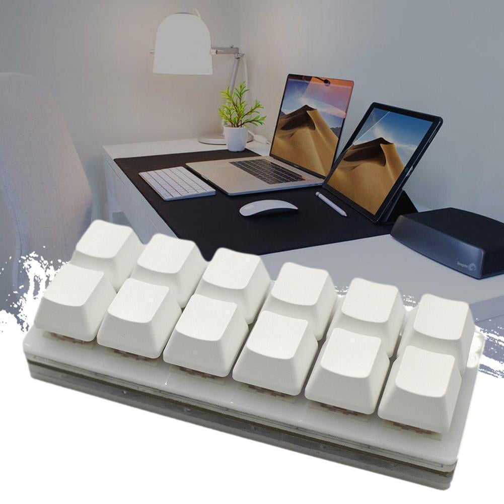 12 Key Programmable Keyboard New USB Mechanical Keyboard - Walmart.com