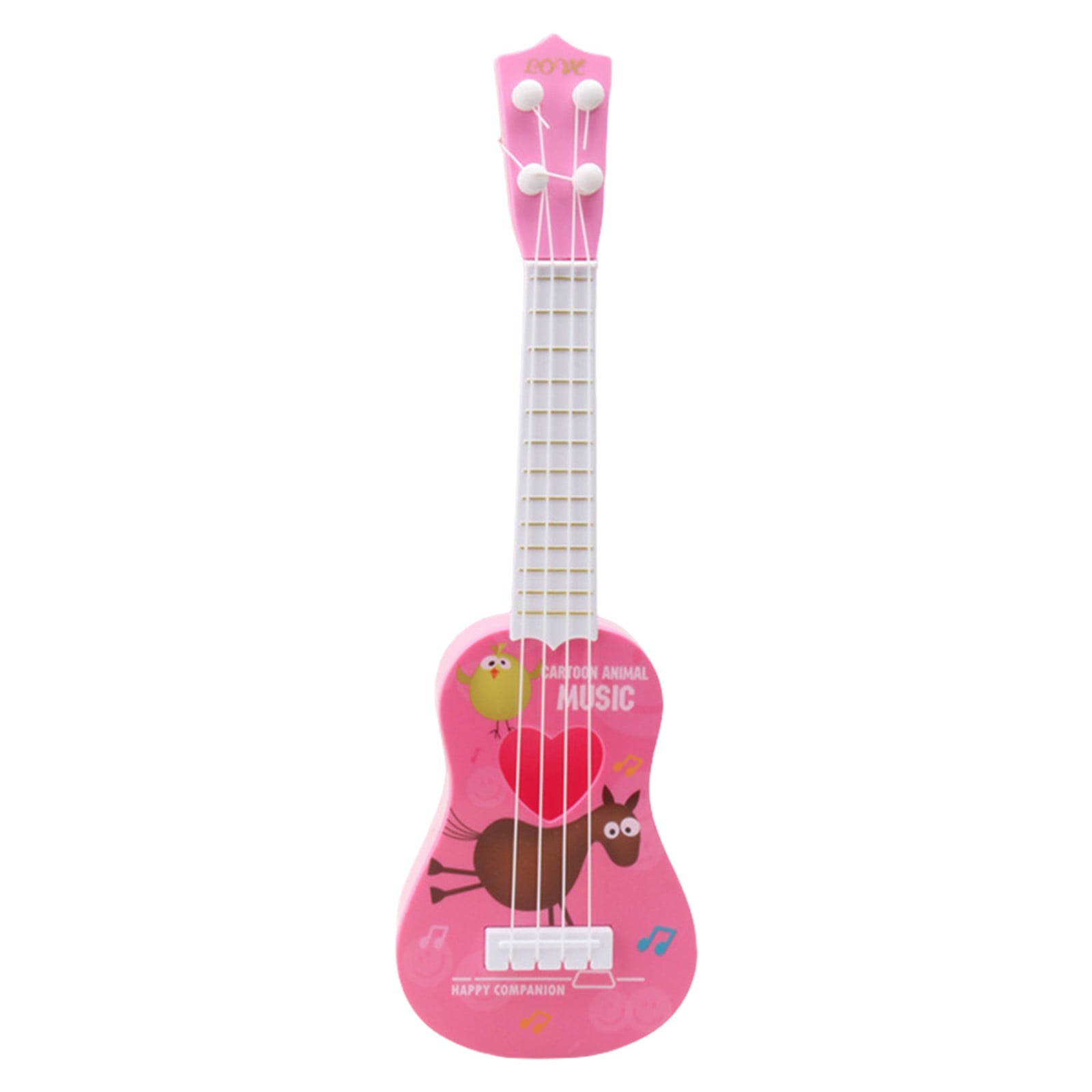 12" Kids Toy Guitar for Girls Boys, Mini Toddler Guitar with 4 Strings ...