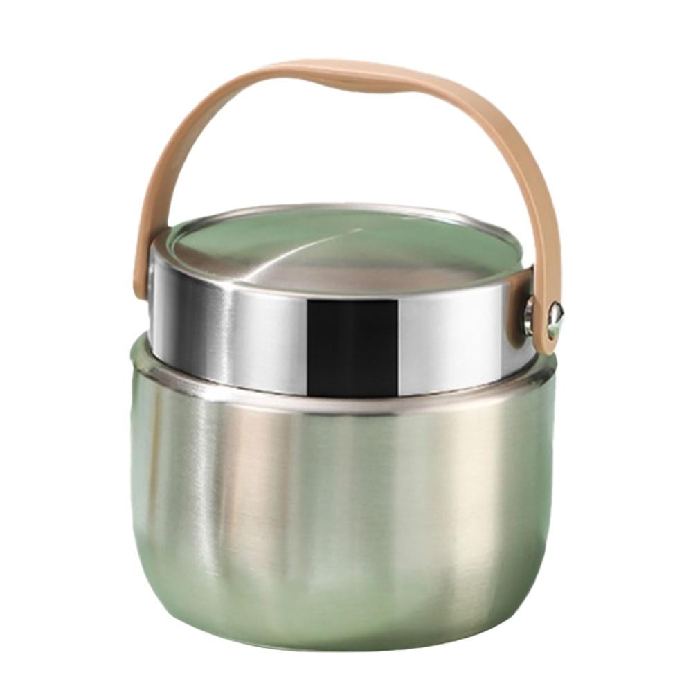 12 L Insulated Food Flask,Stainless Steel Thermal Container for Food ...