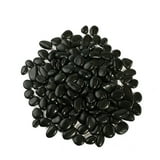 "CONSDAN 12 LBS River Rocks, Black Decorative Garden Stones for ...