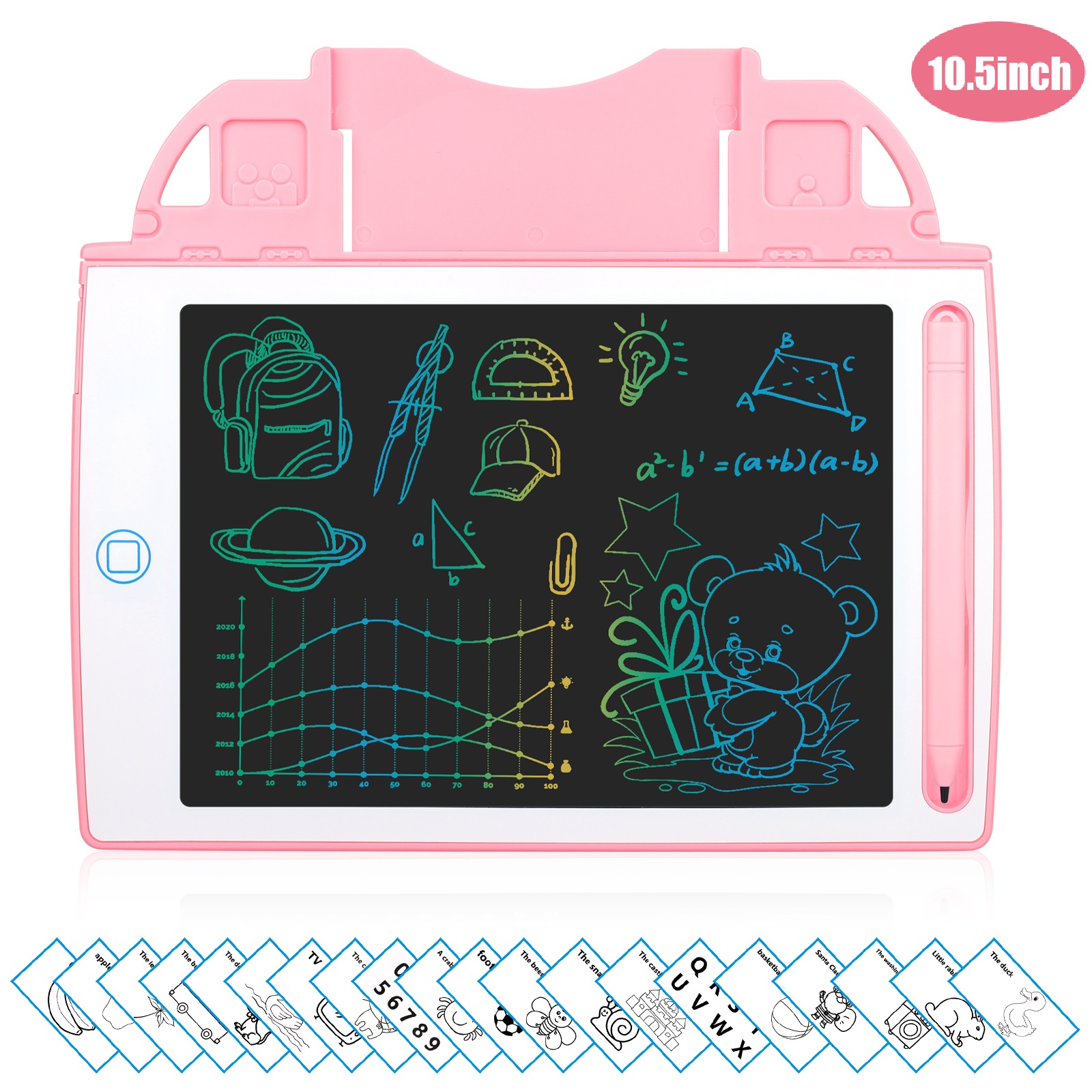 12" LCD Writing Tablet Portable Electronic Drawing Notepad Doodle Board ...