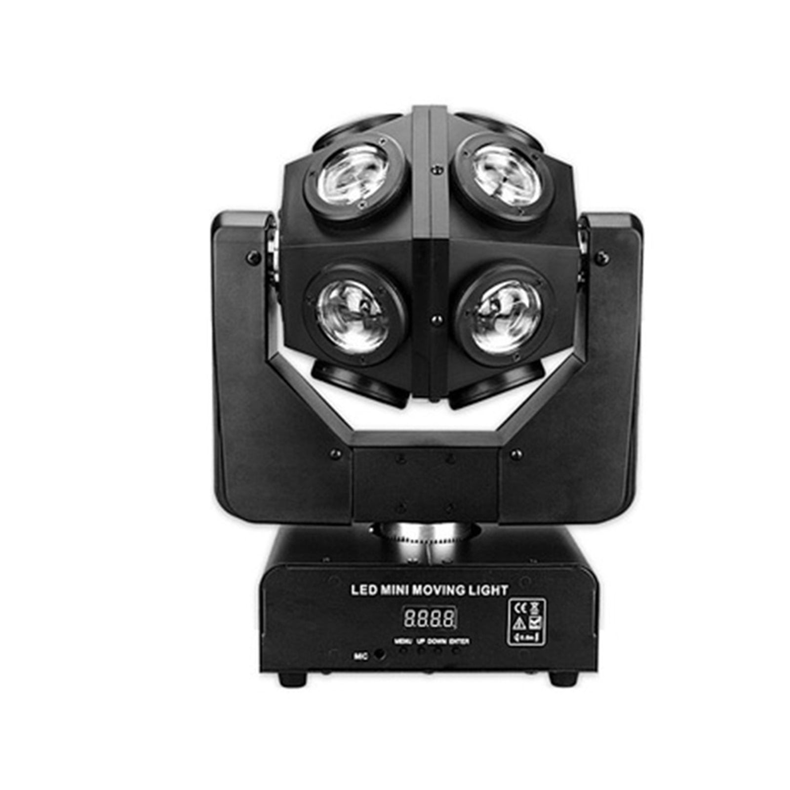 12 LED Beam Moving Head Light RGBW 4In1 Light 512 Sound Control Disco ...