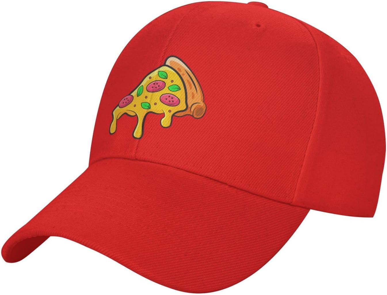 Cute Cartoon Pizza Baseball Cap for Men Women Classic Adjustable Dad ...
