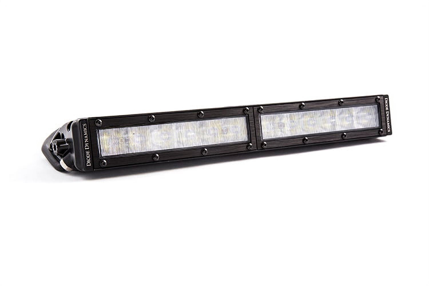 12" LED Light Bar Single Row Straight Clear Wide Ea Stage Series Diode ...