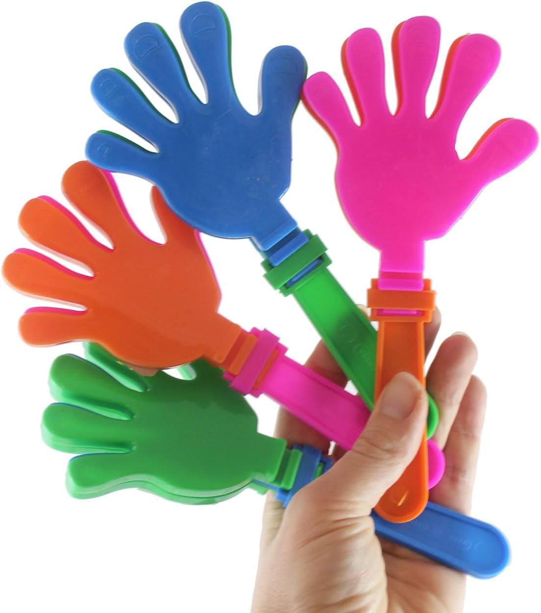 12 Large Hand Clapper Clacker Noise Maker Clicker Clap Toy - Fun ...