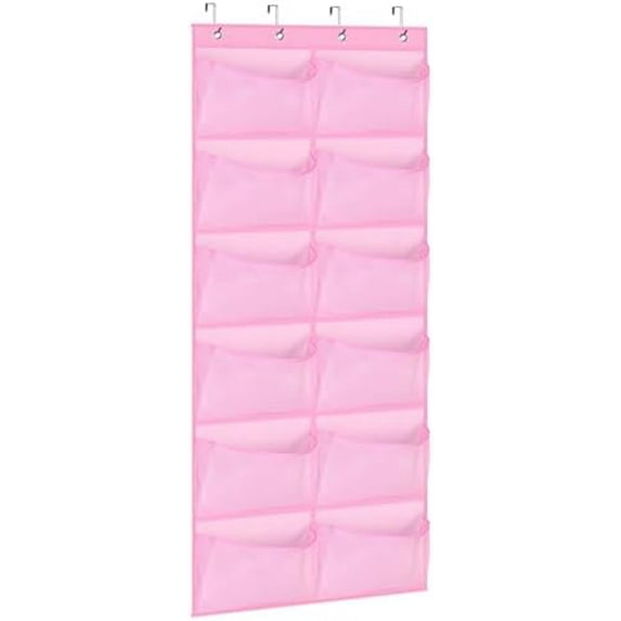 12 Large Mesh Pockets Over the Door Shoe Organizer for Closet Hanging ...