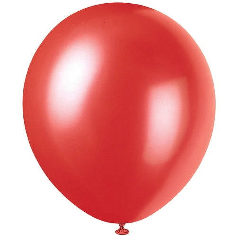 12" Latex Pearlized Frosted Red Balloons, 72ct - Walmart.com