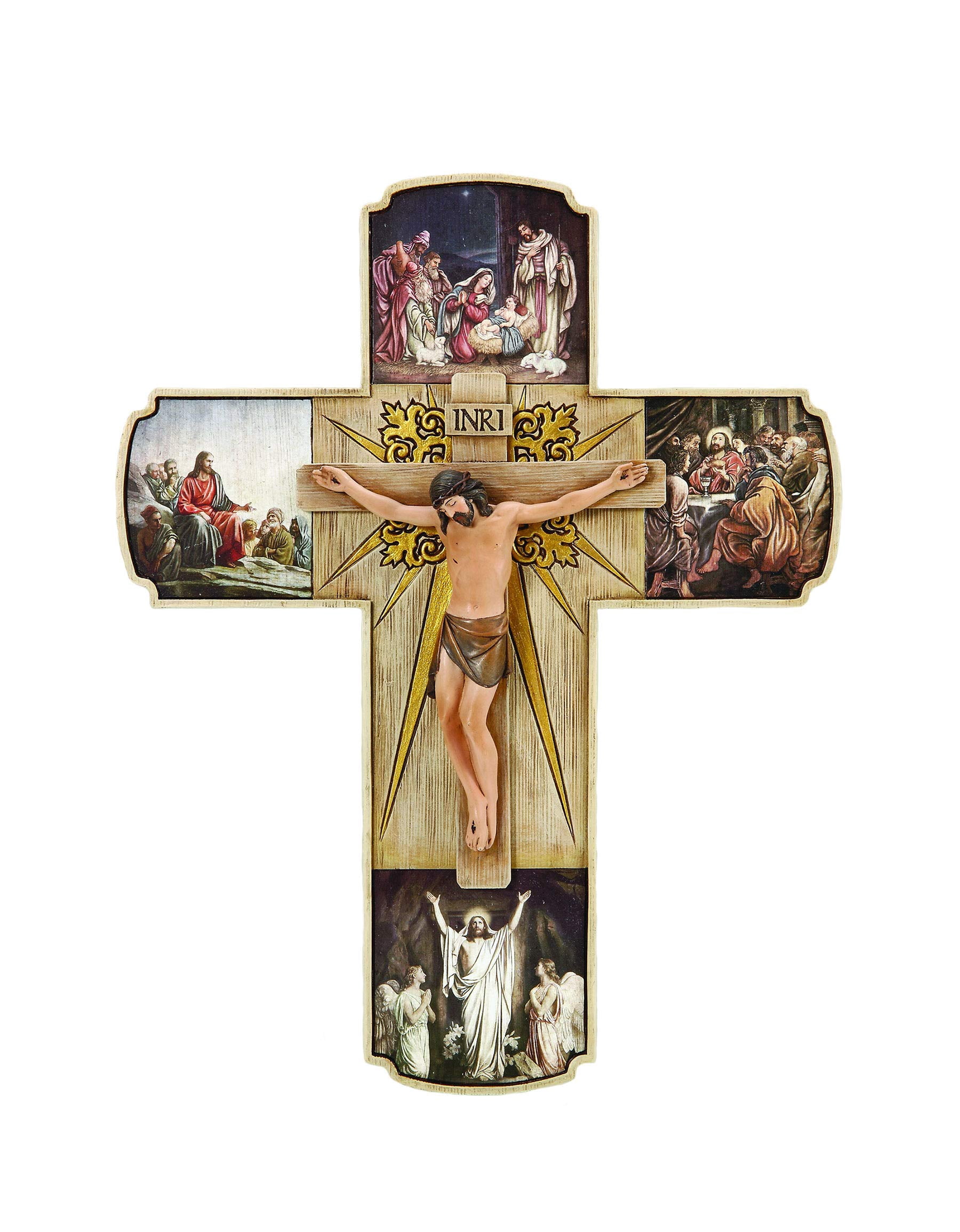 Josephs Studio Life of Christ Crucifix Depicts Christ on The Cross in ...