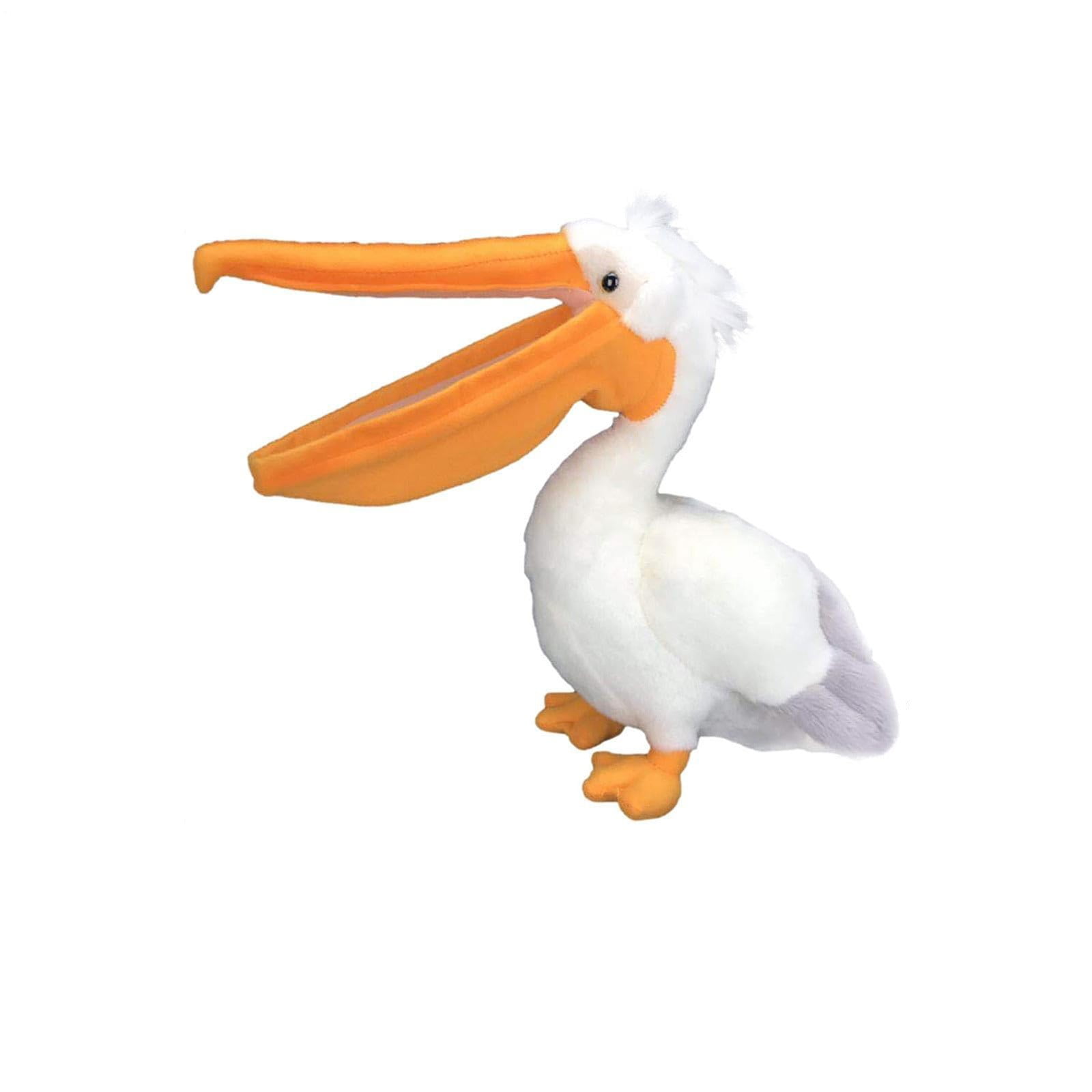 12" Lifelike Pelican Plush Toy – Realistic Big Mouth Stuffed Animal ...