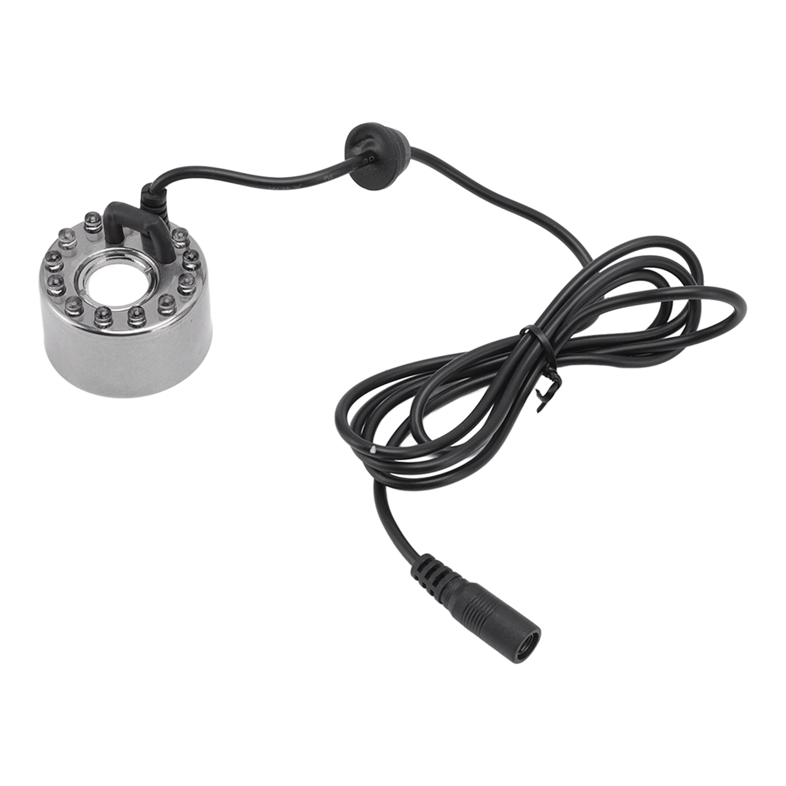 12 Lights Colorful Fog Maker Stainless Steel Water Mist Atomizer Water ...