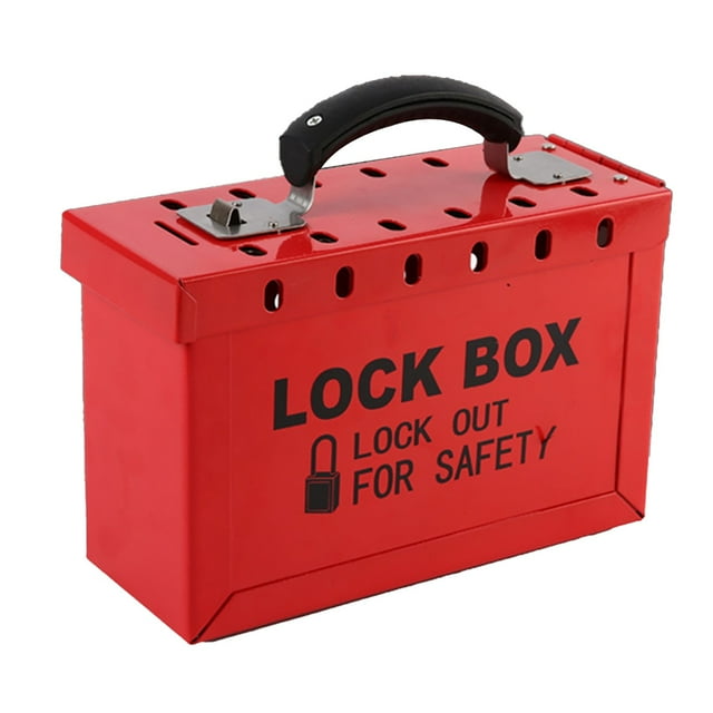 12 Lock Lockbox Portable Cluster Lockbox Key Storage Device Lockset Red