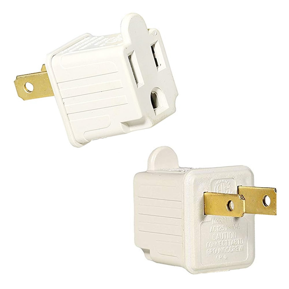 12 Lot 3 Prong - 2 Prong Outlet Electrical Ground AC Adapter Grounding ...
