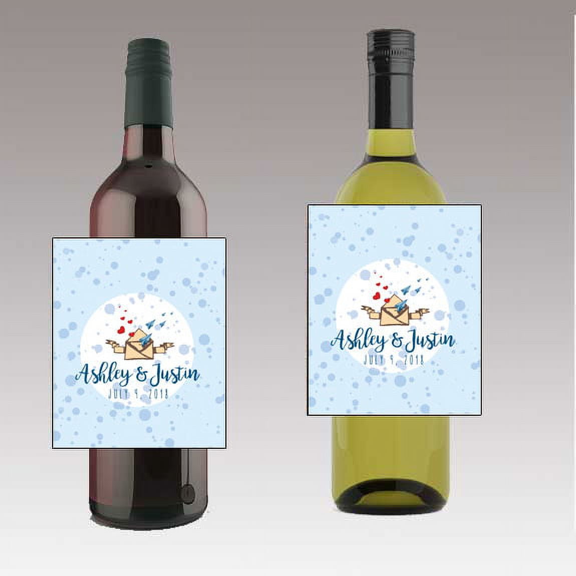 12 Love Letter Wine / Beer Bottle labels Easy to Use Self Stick Labels ...