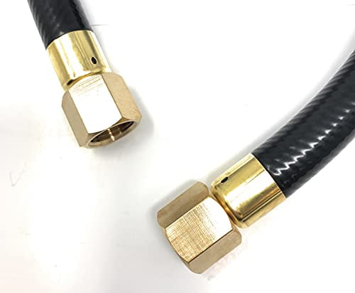 12' Lp Propane Gas Hose Pressure Washer Hose Air Hose Assembly 3/8" Female Flare Nut Coupling X ...