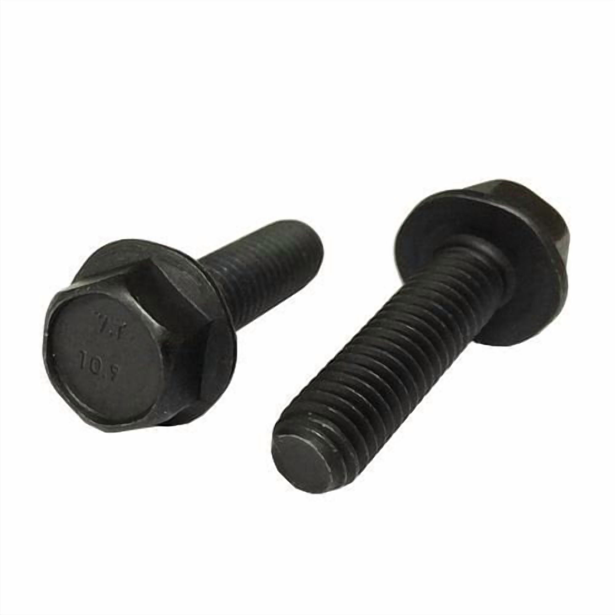 (12) M8-1.25x16 Metric Class 10.9 Hex Flange Bolts Frame Cap Screws ...