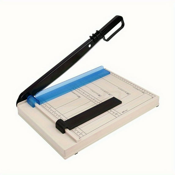 12" Manual Guillotine Paper Cutter - 16-Sheet Capacity w/ Safety Guard ...