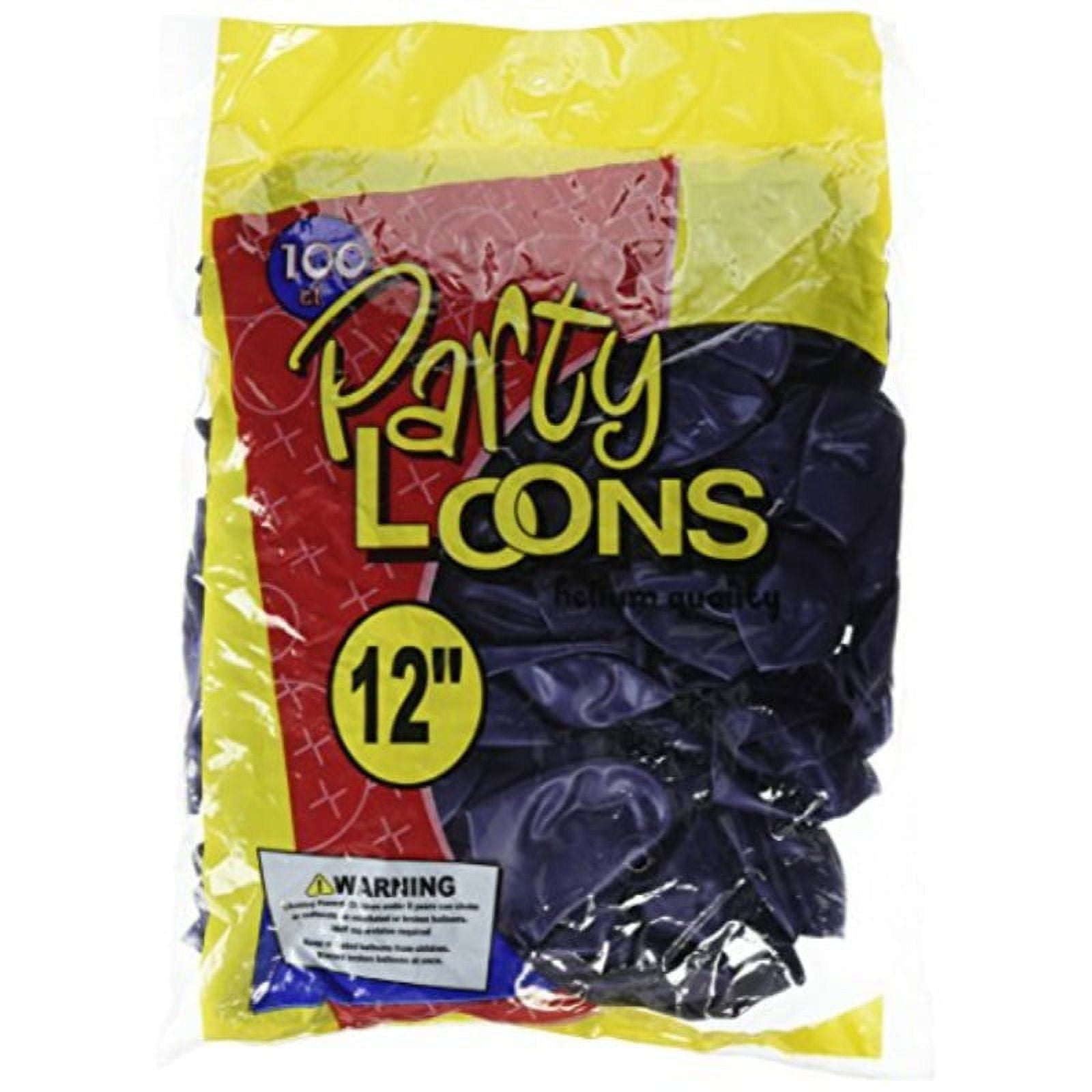 12 Metallic Deep Purple Latex Balloons (100ct) - Walmart.com