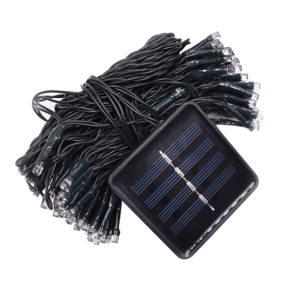 12 Meters 4 LEDs Outdoor Solar String Lights Solar Powered Garden Lawn ...