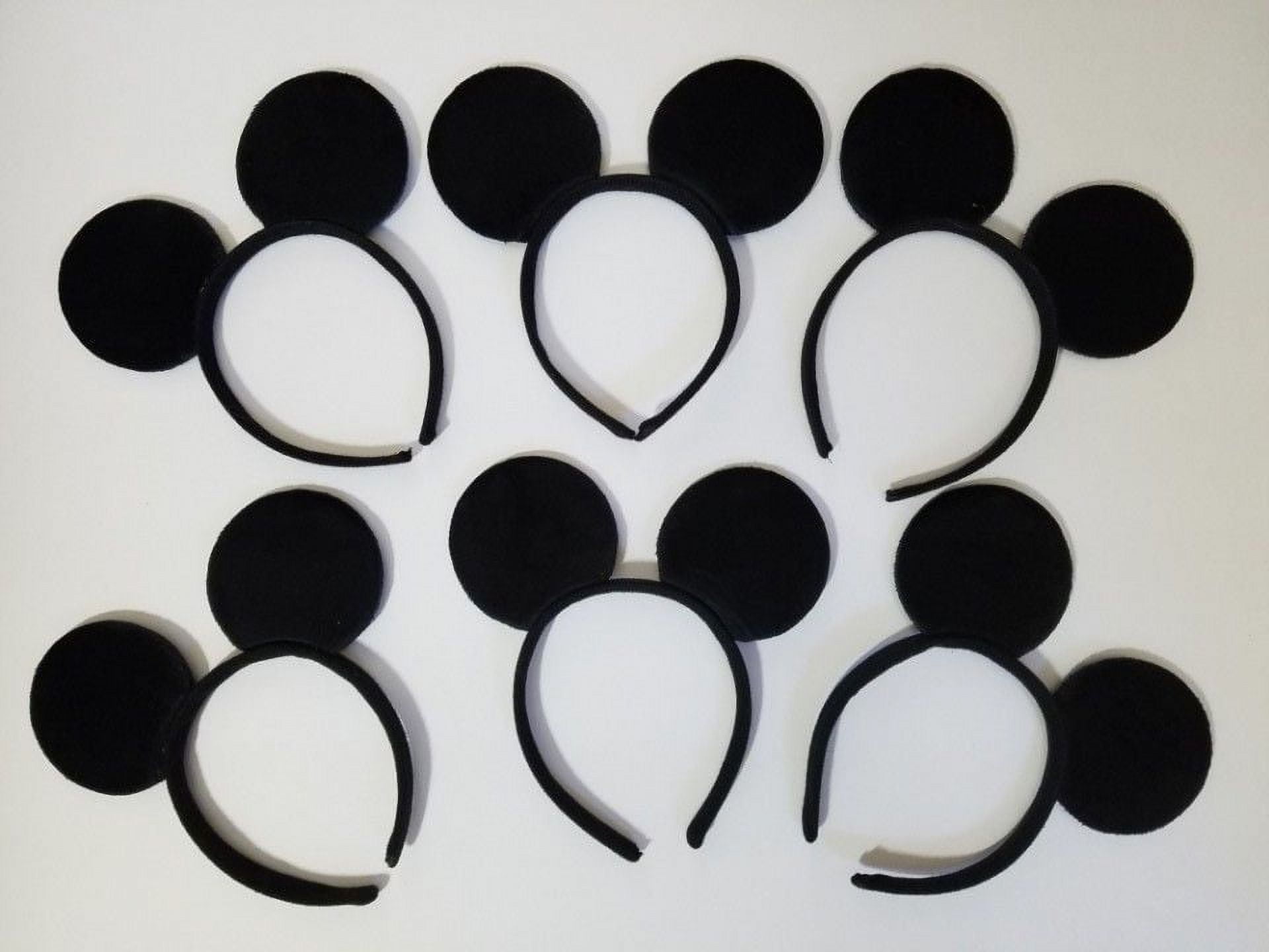 12-Pack Disney Mickey and Minnie Mouse Headbands Ears - Soft ...